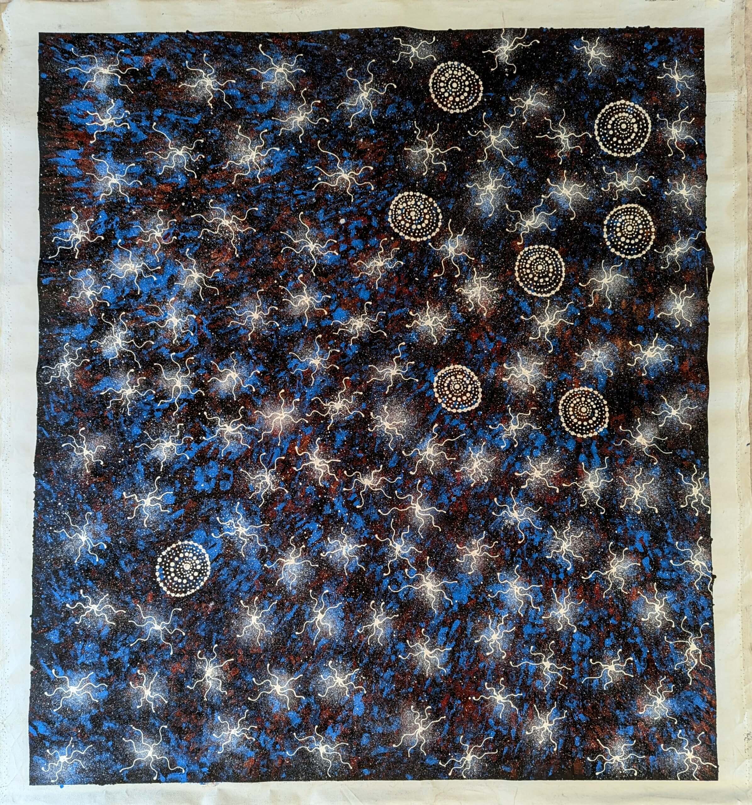 Seven Sister Dreaming- Justinna Sims Naparljarri - Timeless Origins